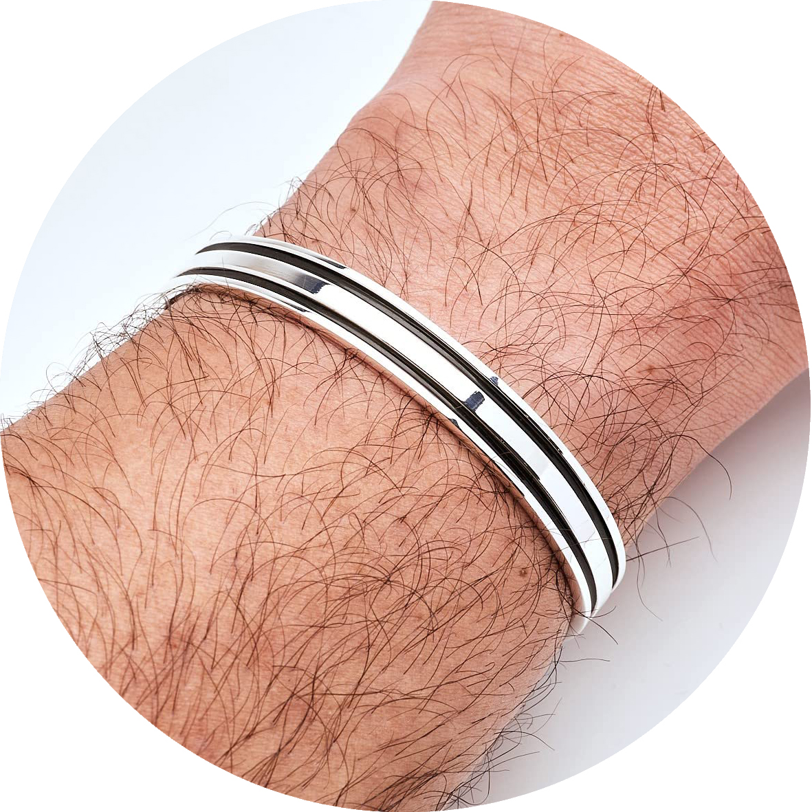 Men's Silver Bangles | Classic & Modern Cuff Designs – TreasureBay